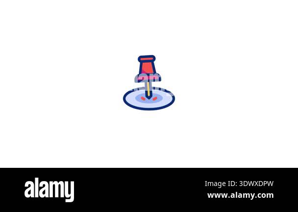 Pinpoint Animated Icon Professional animated icon designed for modern ...