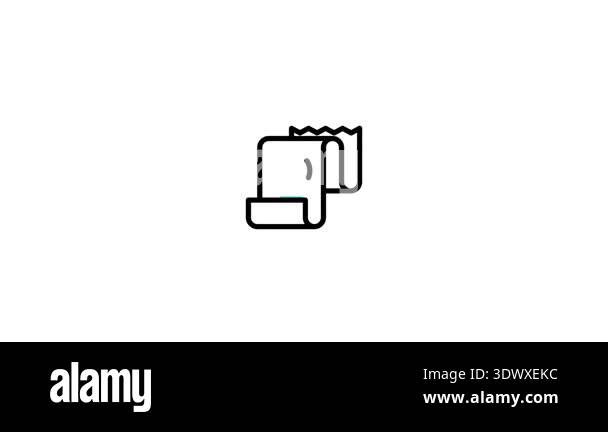Receipt Animated Icon Professional animated icon designed for modern ...