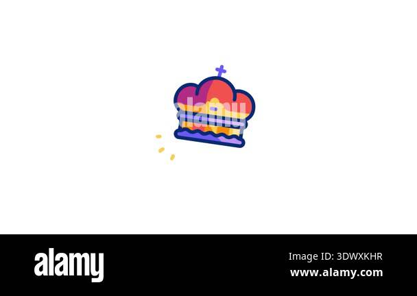 Crown Animated Icon Professional animated icon designed for modern ...