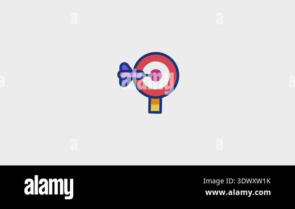 Darts Animated Icon Professional animated icon designed for modern ...