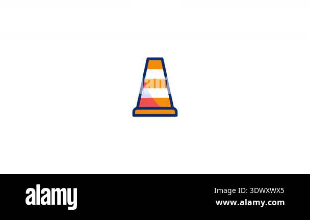 Cone Animated Icon Professional animated icon designed for modern ...