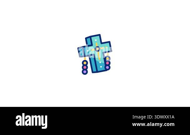 Cross Animated Icon Professional animated icon designed for modern ...