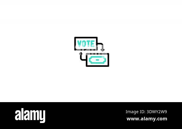 Vote Animated Icon Professional animated icon designed for modern ...