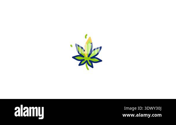 Weed Animated Icon Professional animated icon designed for modern ...