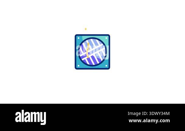 Vent Animated Icon Professional animated icon designed for modern ...