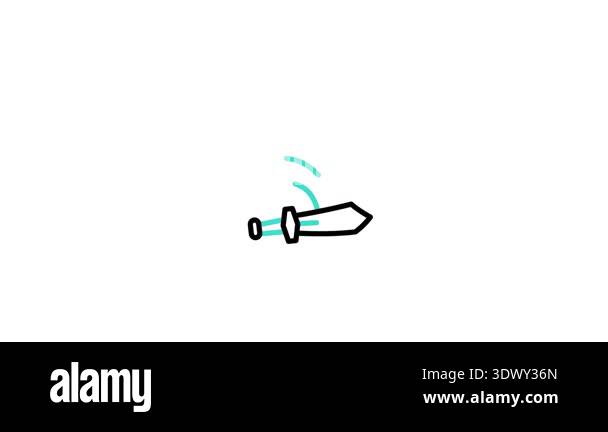 Sword Animated Icon Professional animated icon designed for modern ...