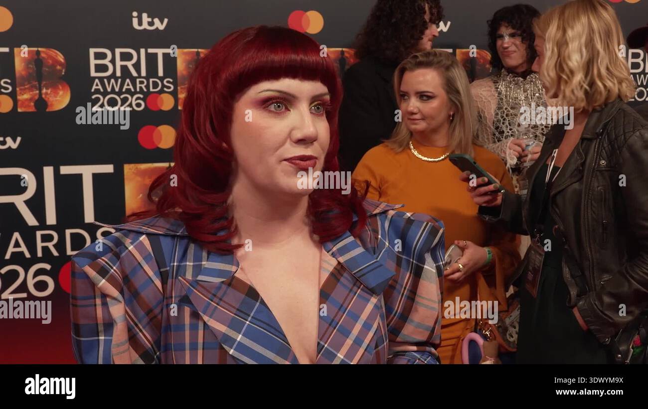 BRITS 2026: Interviews with Myles Smith, CMAT and Tim Burgess Stock ...