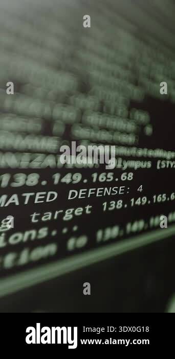 Target IP address for hacking. Ethical hacking concept Stock Video ...