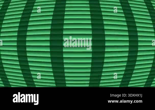 4k Footage of detailed close-up of a green striped pattern with varying ...