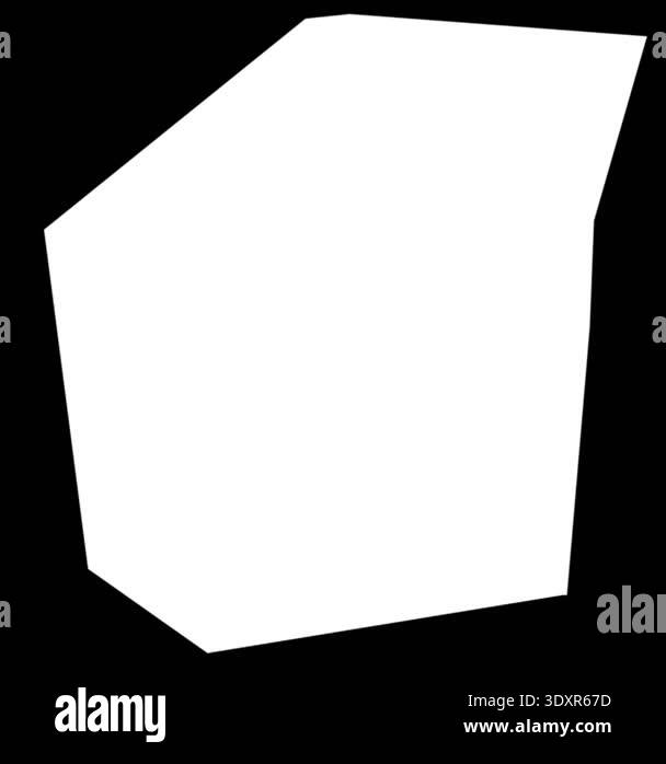 blank black and white paper sticker on a black background Stock Video ...