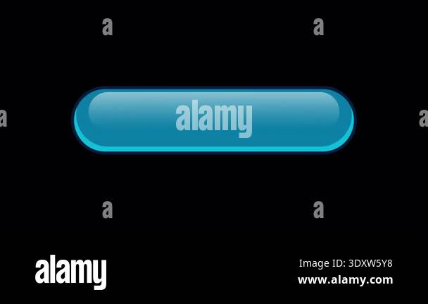 Click button animation. Button by clicking arrow cursor. Button with ...