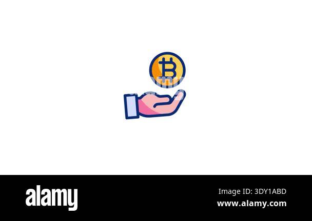 Bitcoin Animated Icon Professional animated icon designed for modern ...