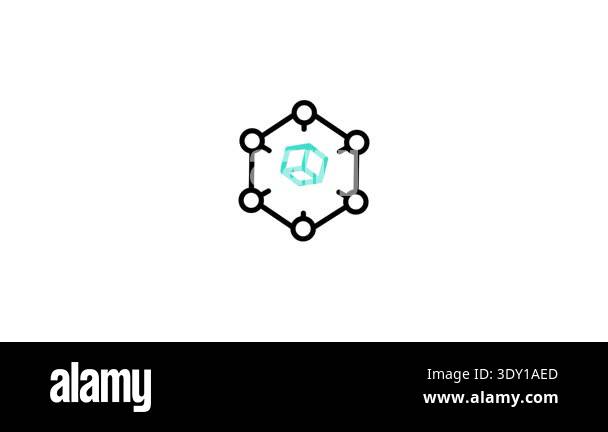 Blockchain Animated Icon Professional animated icon designed for modern ...