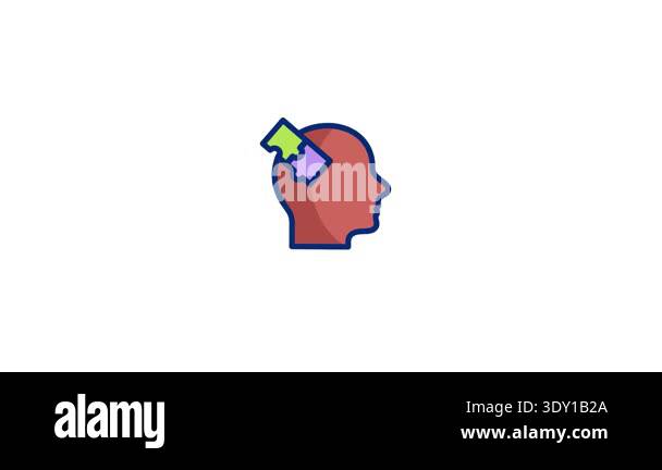 Dyslexia Animated Icon Professional animated icon designed for modern ...
