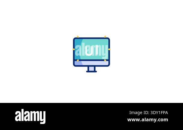 Computer Animated Icon Professional animated icon designed for modern ...