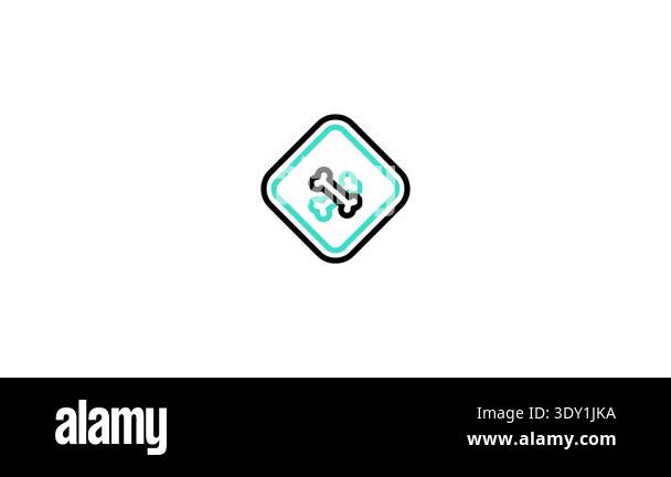 Danger Animated Icon Professional animated icon designed for modern ...