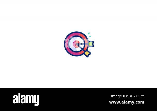 Goals Animated Icon Professional animated icon designed for modern ...