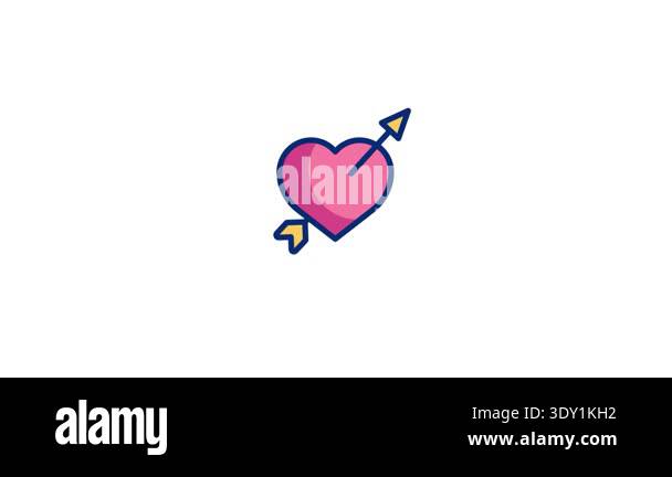 Heart Animated Icon Professional animated icon designed for modern ...