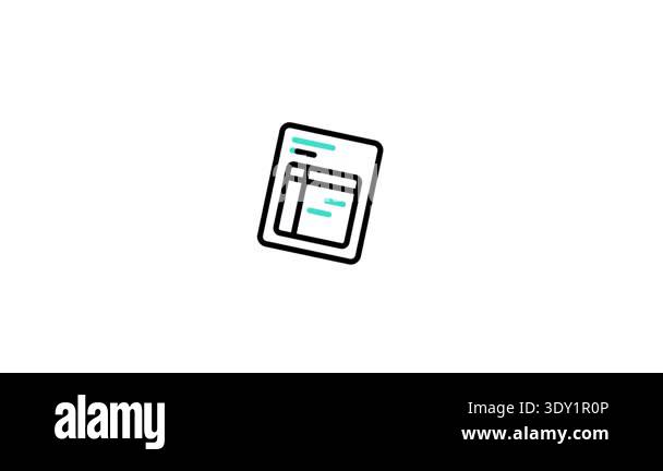 Invoice Animated Icon Professional animated icon designed for modern ...