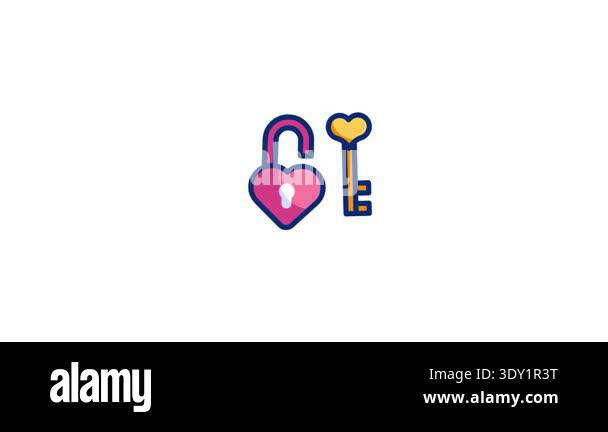 Key Animated Icon Professional animated icon designed for modern ...