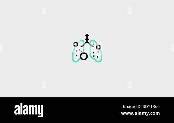 Pneumonia Animated Icon Professional animated icon designed for modern ...