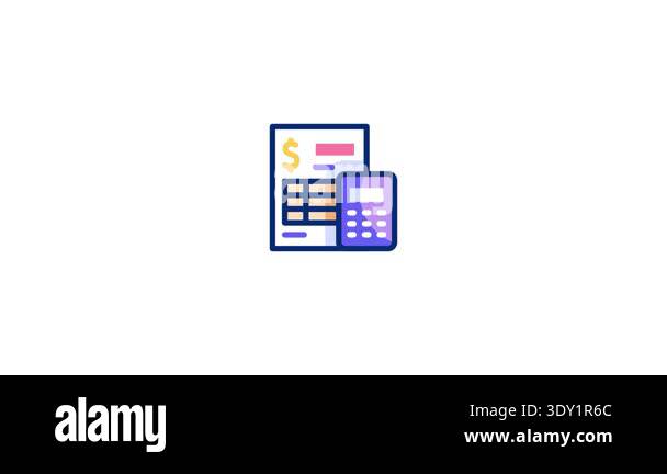 Invoice Animated Icon Professional animated icon designed for modern ...