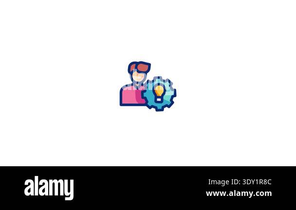 Inventor Animated Icon Professional animated icon designed for modern ...