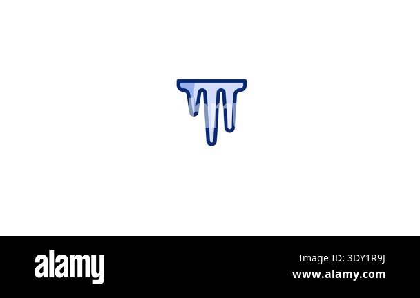 Icicle Animated Icon Professional animated icon designed for modern ...