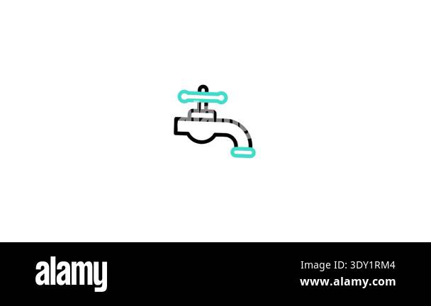 Faucet Animated Icon Professional animated icon designed for modern ...