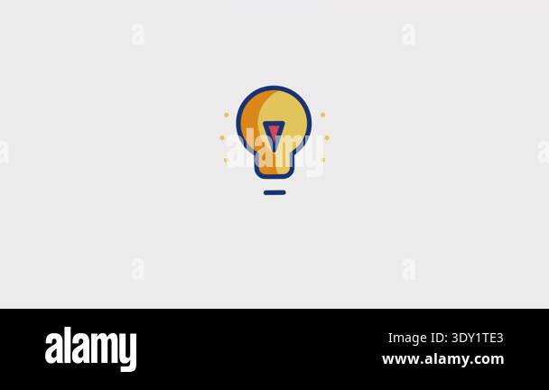 Idea Animated Icon Professional animated icon designed for modern ...