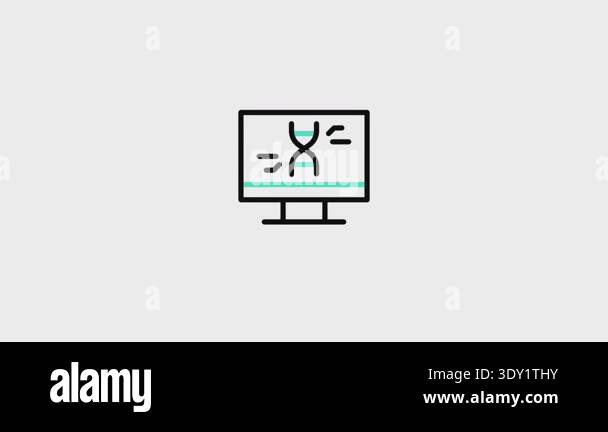 Genetic Engineering Animated Icon Professional animated icon designed ...