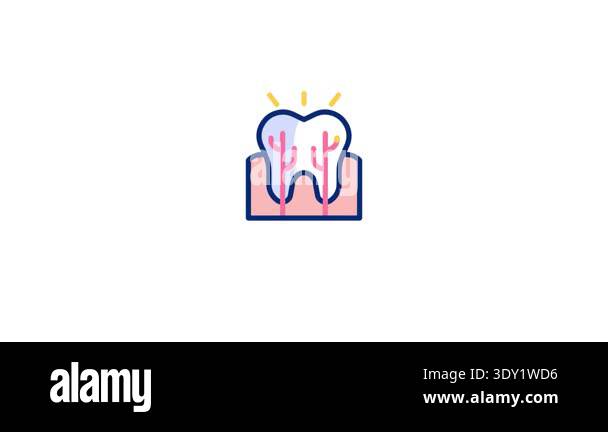 Tooth Animated Icon Professional animated icon designed for modern ...