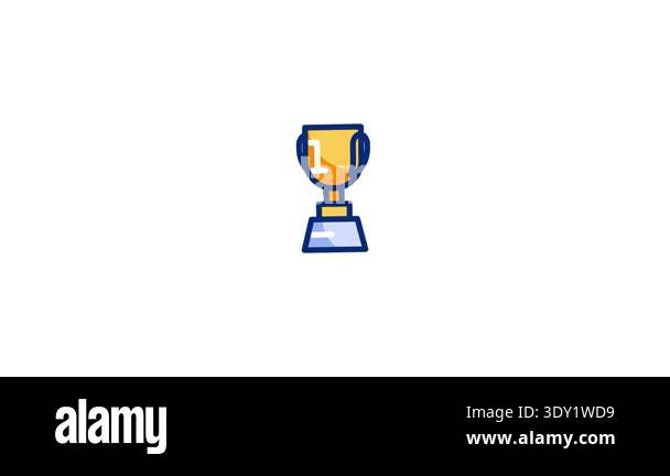 Trophy Animated Icon Professional animated icon designed for modern ...