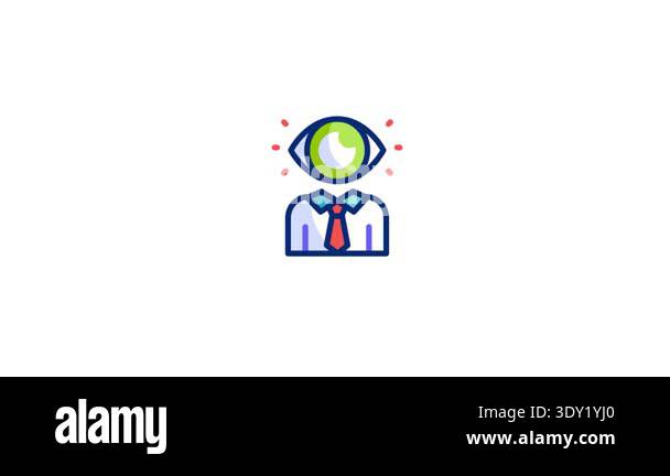 Vision Animated Icon Professional animated icon designed for modern ...