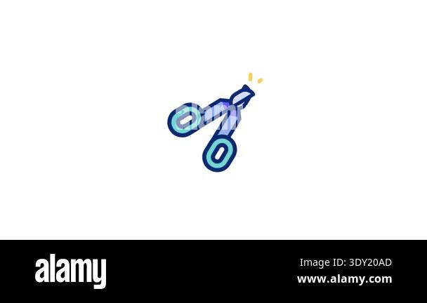 Scissors Animated Icon Professional animated icon designed for modern ...