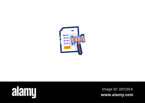 Legal Animated Icon Professional animated icon designed for modern ...