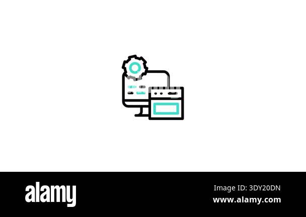 Software Animated Icon Professional animated icon designed for modern ...