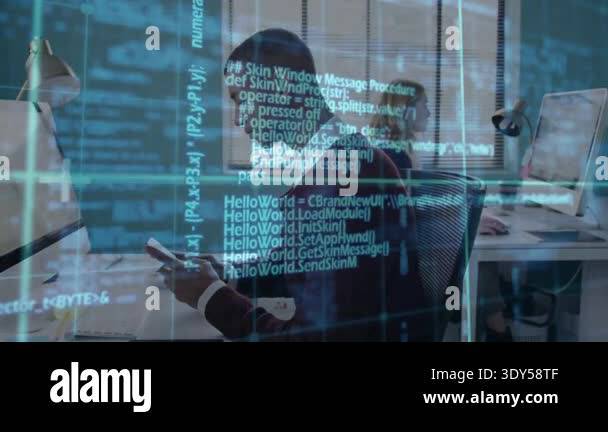 developer scrolling phone screen initiating code overlay verifying ...