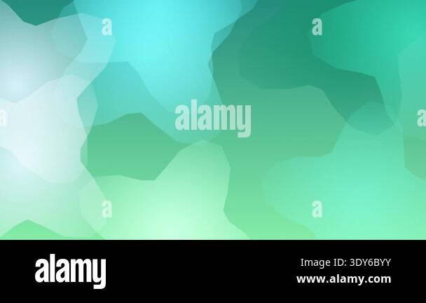 Animated sequence of abstract green backgrounds with geometric shapes ...