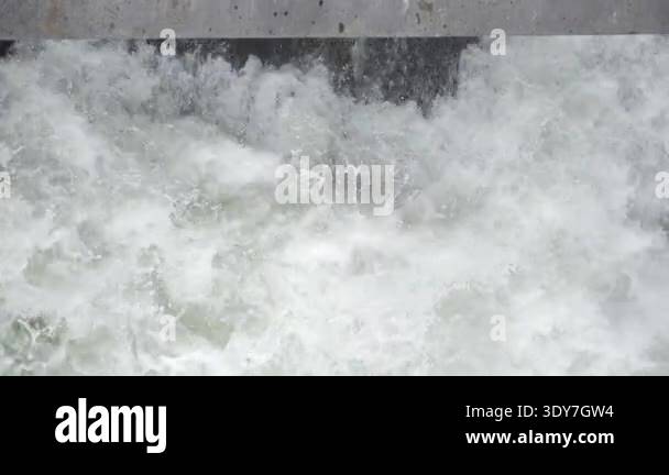 Dynamic Waterfall - A Thundering Rush of Waves Stock Video Footage - Alamy