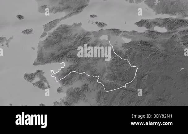 Balikesir, Turkiye, Turkey, extruded. Grayscale Stock Video Footage - Alamy