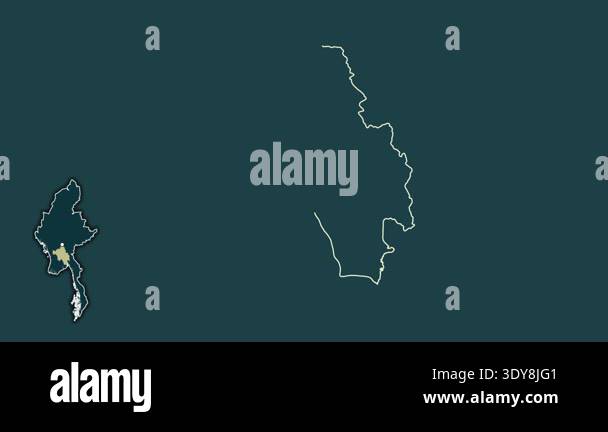 Bago, Myanmar, extruded and isolated. Pattern Stock Video Footage - Alamy