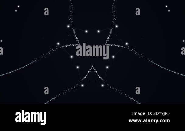 Constellation Patterns in the Night Sky Stock Video Footage - Alamy