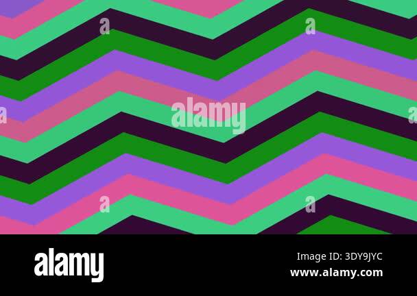 Colorful Zigzag Pattern Background Animation Stock Video Footage - Alamy