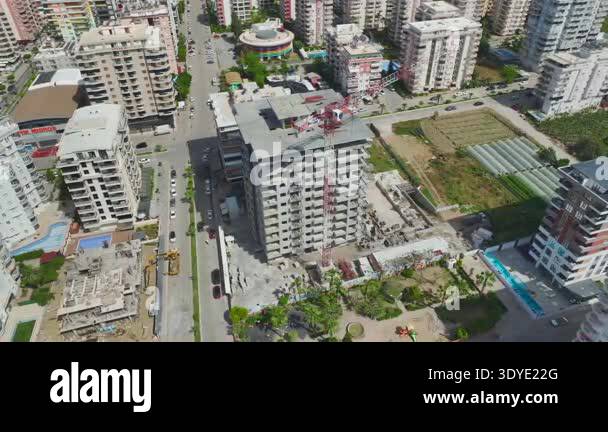 Residential project rising floor by floor Stock Video Footage - Alamy