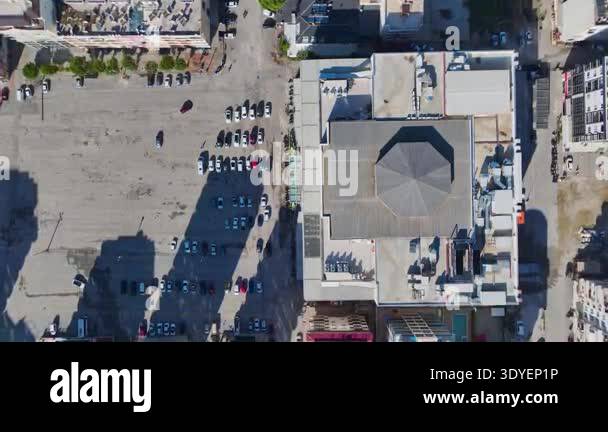 Top view shows large HVAC systems in rows Stock Video Footage - Alamy