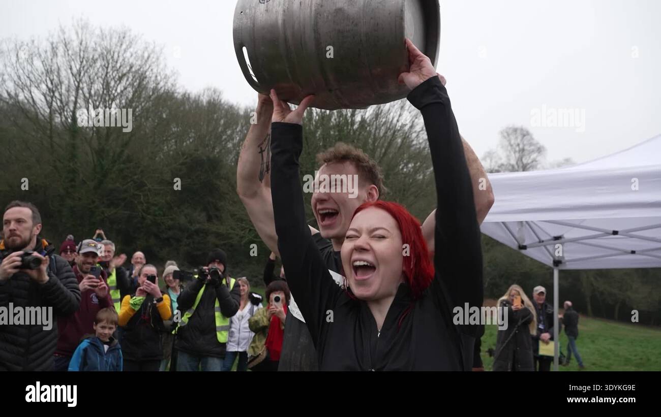 Will you carry me? Couples dash to be crowned winners of UK Wife ...