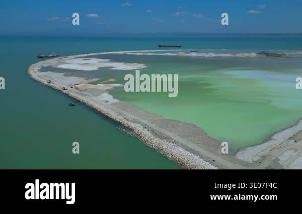 Penang land reclamation project building new artificial island ...
