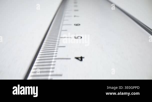 Measuring ruler scale in centimeters and millimeters. Measure scaling ...