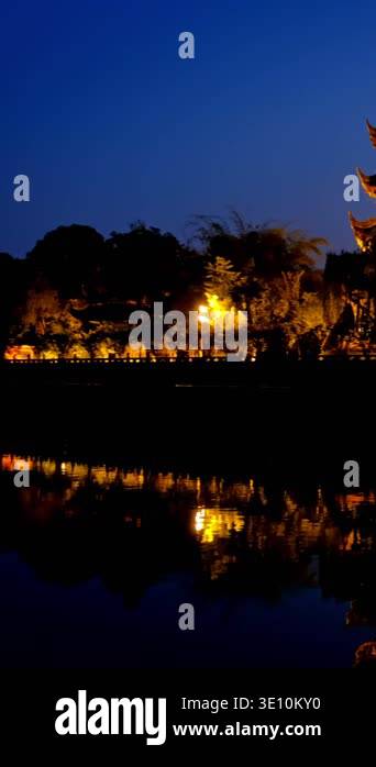 Wangjiang Pavilion (Wangjiang Tower) Park (Wangjianglou Park) view over ...